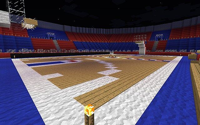 Epic Basketball Stadium!!! Minecraft Map