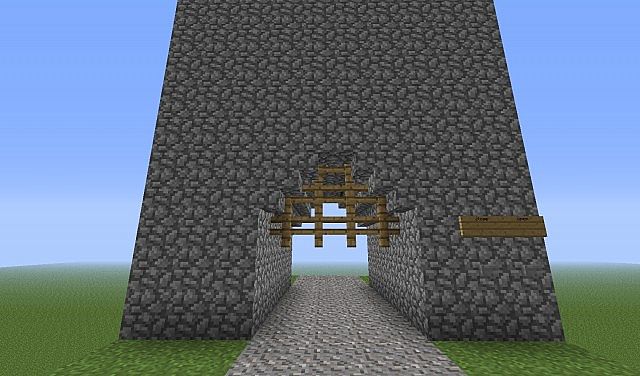 Castle door [Opens and closes] Minecraft Map