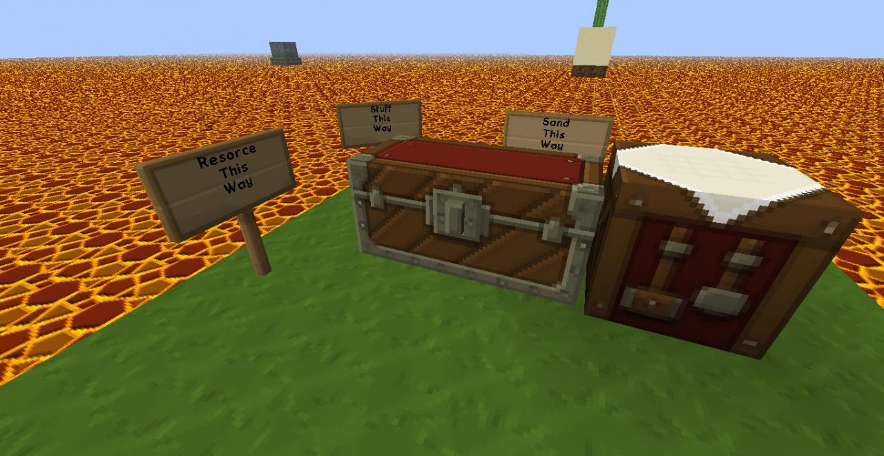 The Floor Is Lava Survival Map V11 Minecraft Map