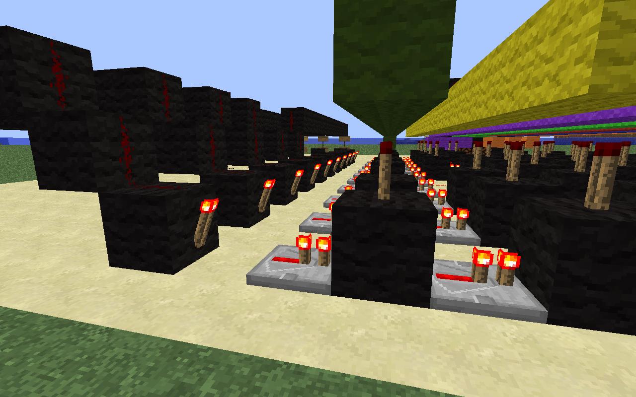 simple to understand redstone number display Minecraft Map