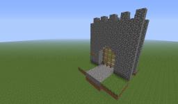 Castle door [Opens and closes] Minecraft Map