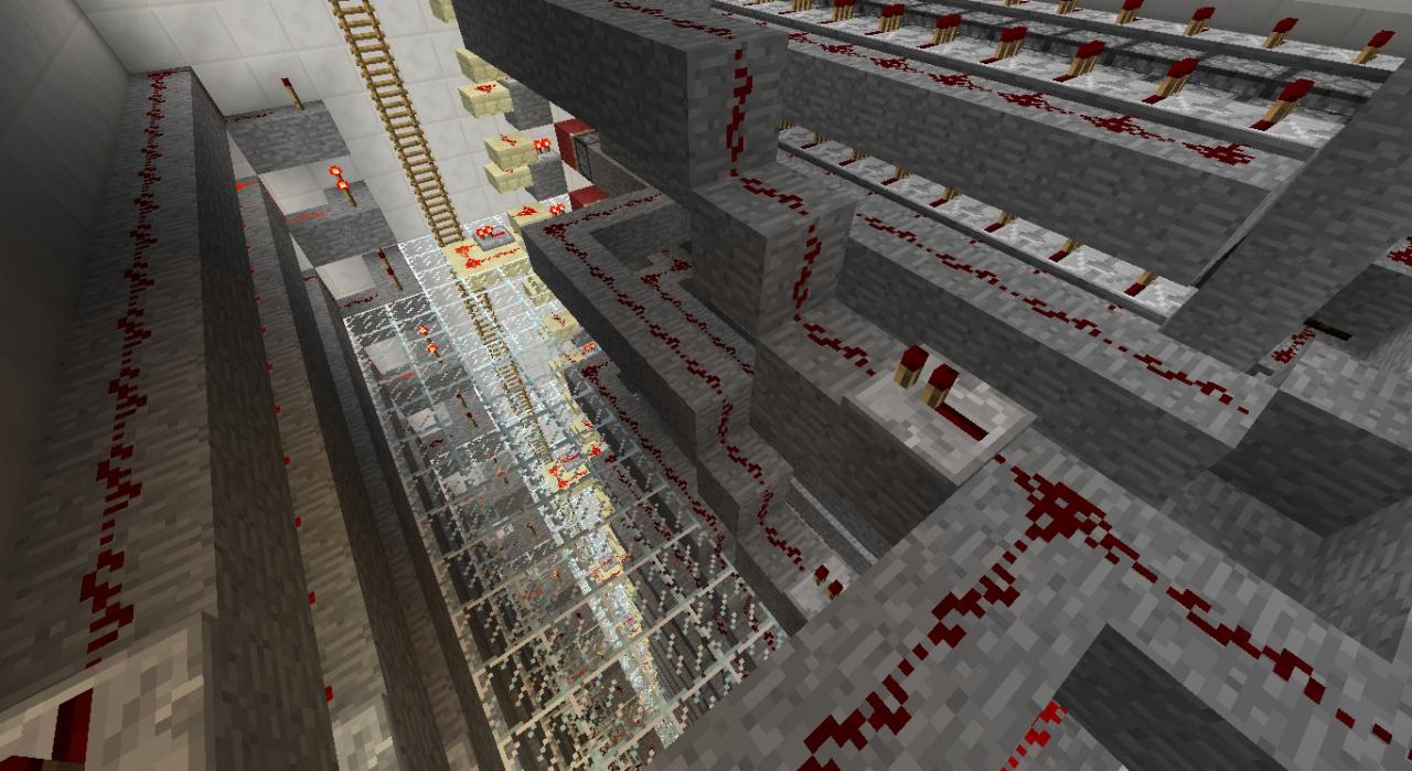 human cannon/ spawner Minecraft Map