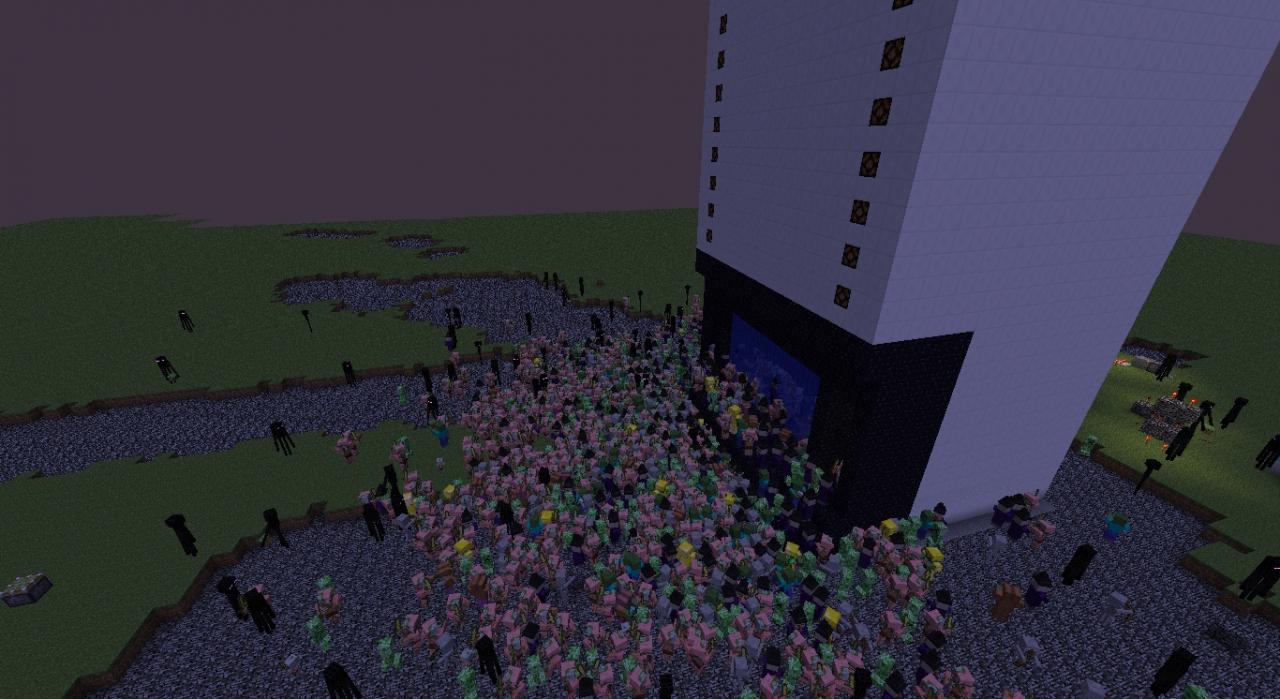 human cannon/ spawner Minecraft Map