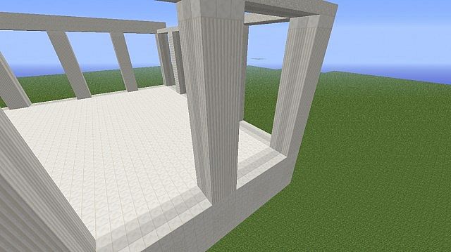 Greek based Marble temple Minecraft Map