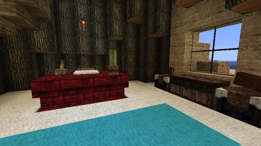 Hobbit Hole Inspired Tree-House Minecraft Map