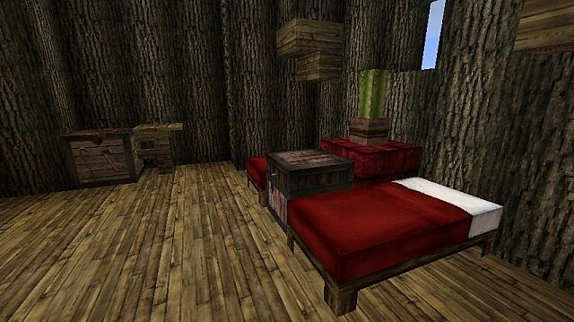 Hobbit Hole Inspired Tree-House Minecraft Map