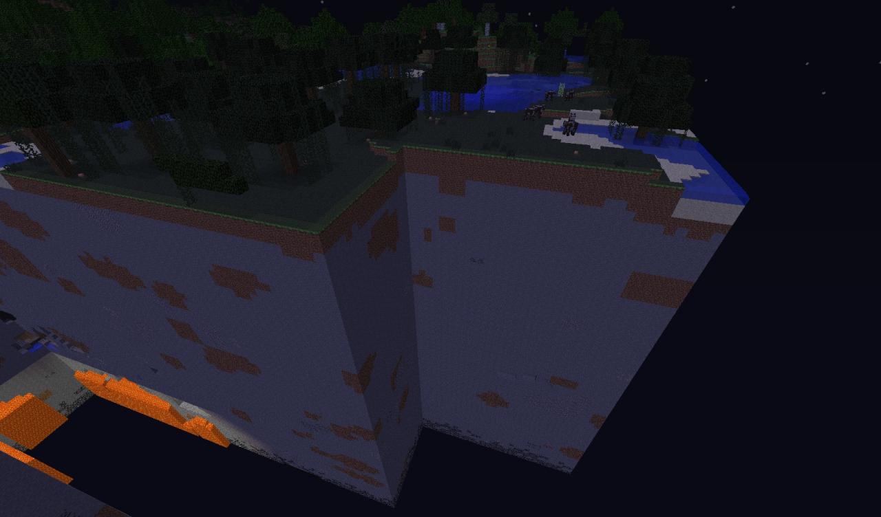 collumn survival Minecraft Map