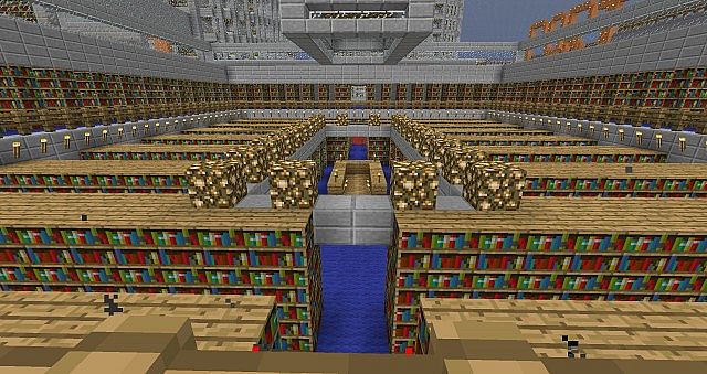 Library in Caprica Minecraft Map