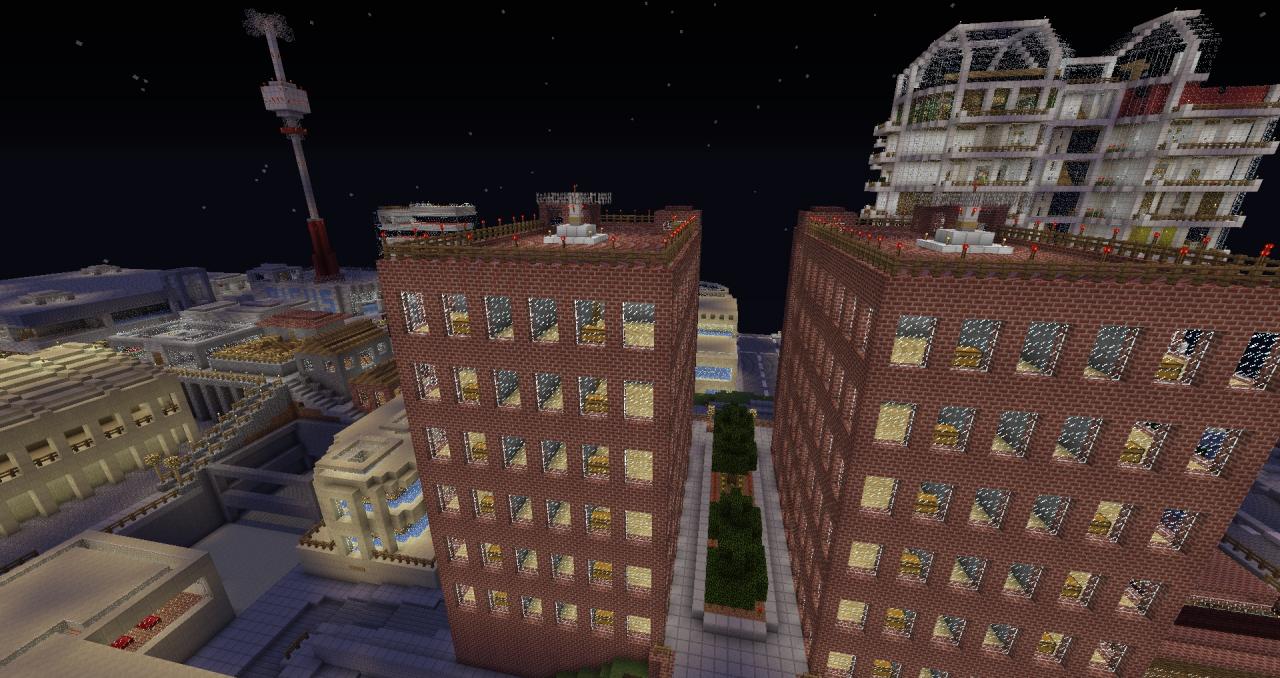 Harlem Inspired Apartment Tower Minecraft Map