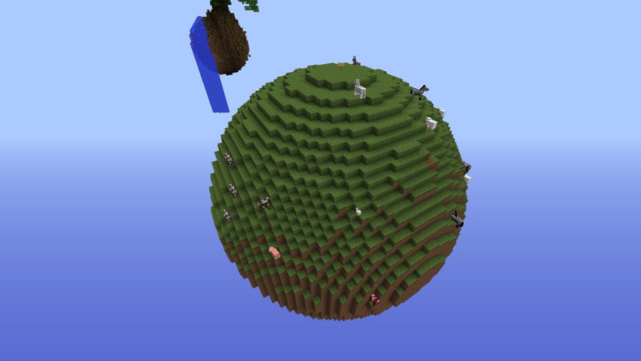 [Survival] Sphered world Minecraft Map