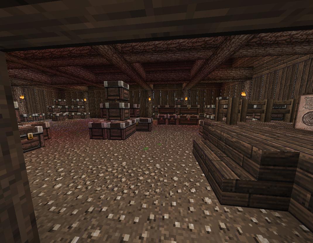 Trade Shop (AKA Warehouse and/or Pier) (1.6.2) Minecraft Map