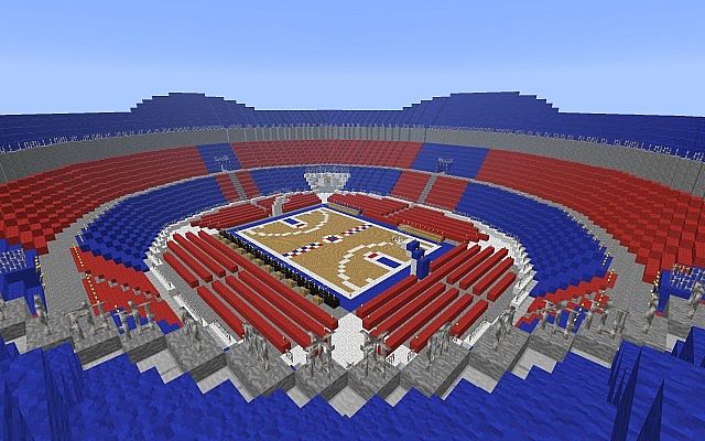 Epic Basketball Stadium!!! Minecraft Map