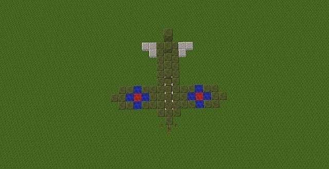 British WW2 Supermarine Spitfire Minecraft Project
