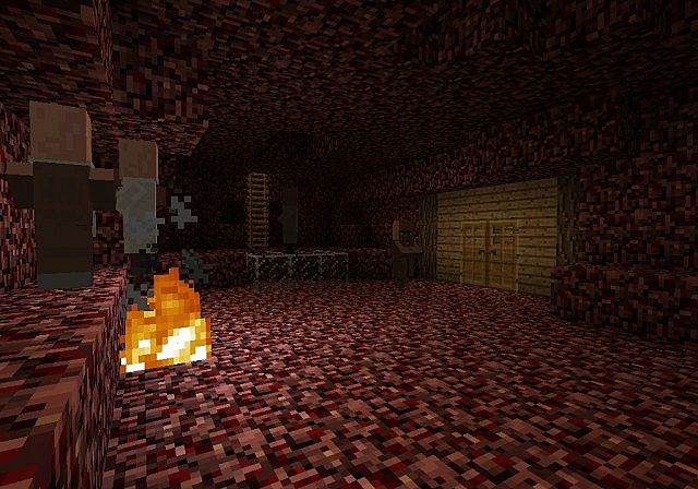 nether village Minecraft Map