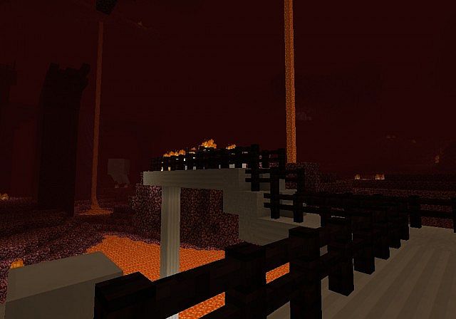 nether village Minecraft Map