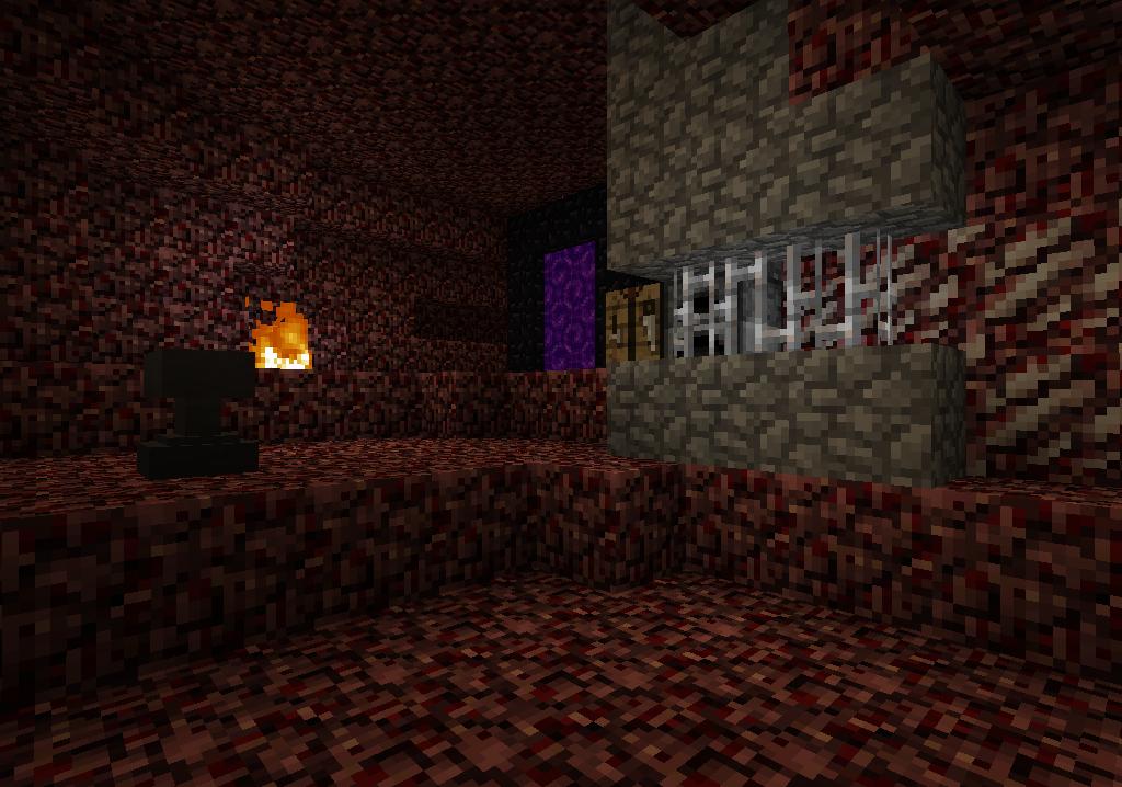 nether village Minecraft Map
