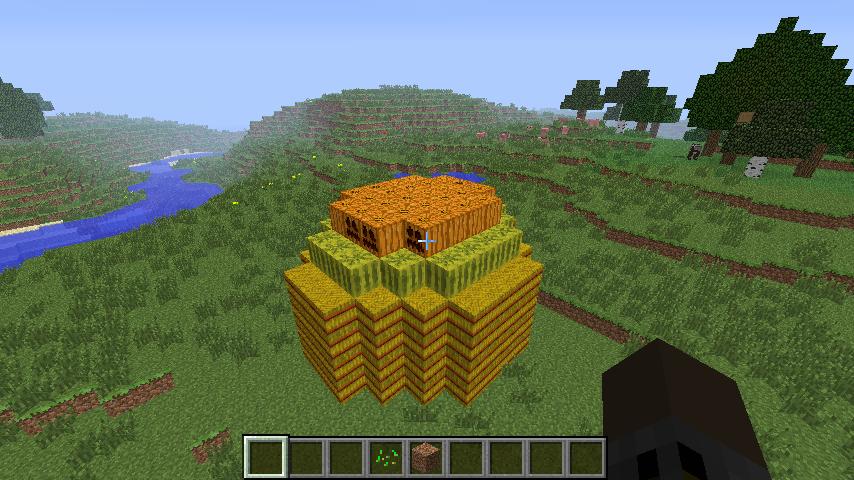The Hay Bale House Minecraft Map