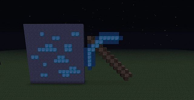 Mining Giant Diamond Ore Minecraft Map