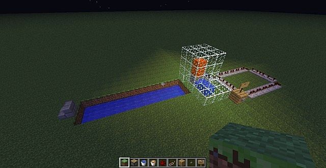 self building bridge Minecraft Map