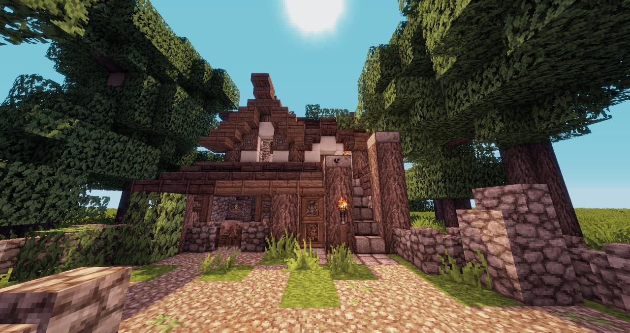 Two-Story Medieval Minecraft Map
