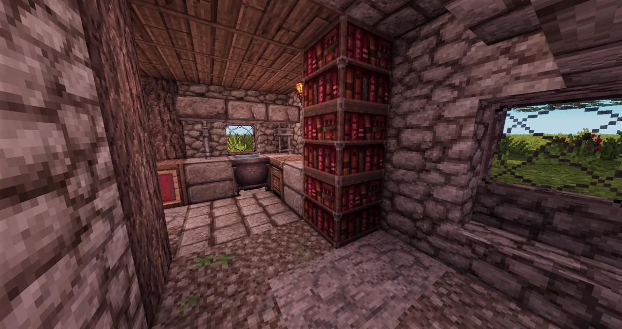 Two-Story Medieval Minecraft Map