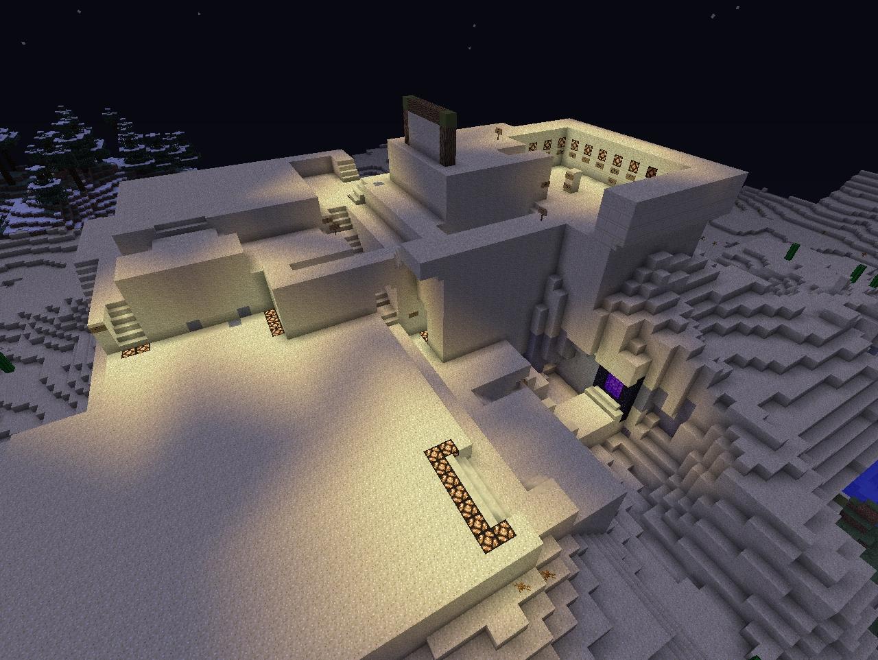 Desert Fortification Server Spawn Minecraft Map