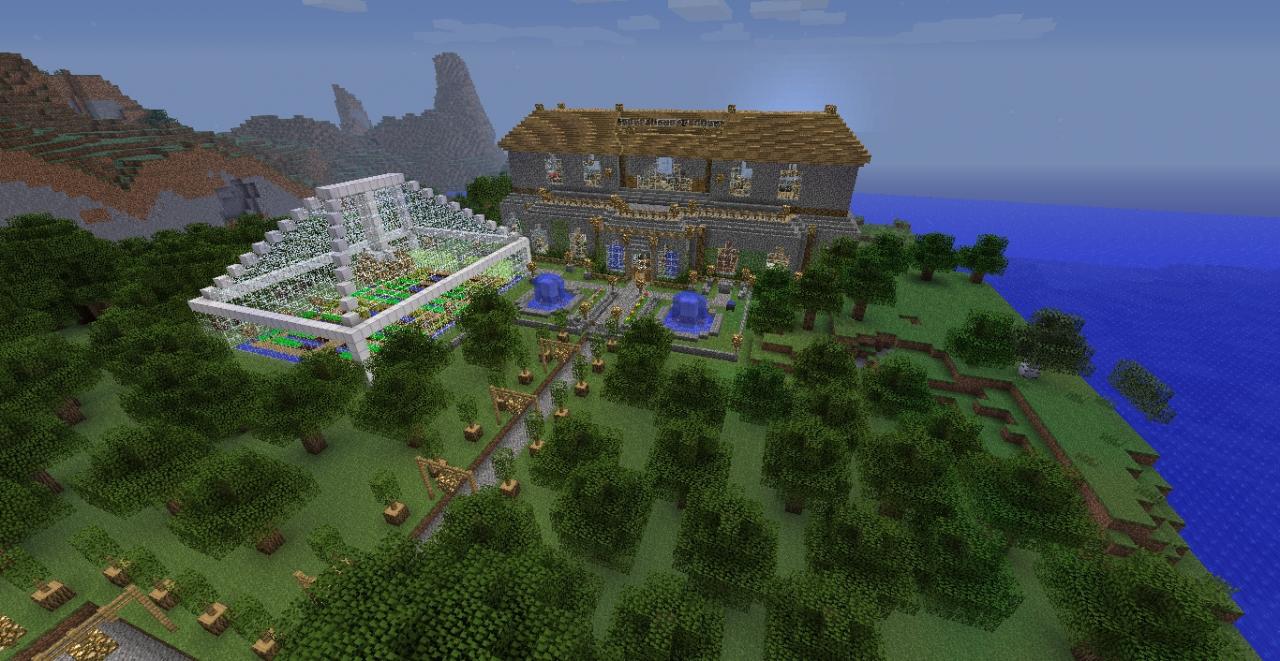 The Admin mansion Minecraft Map