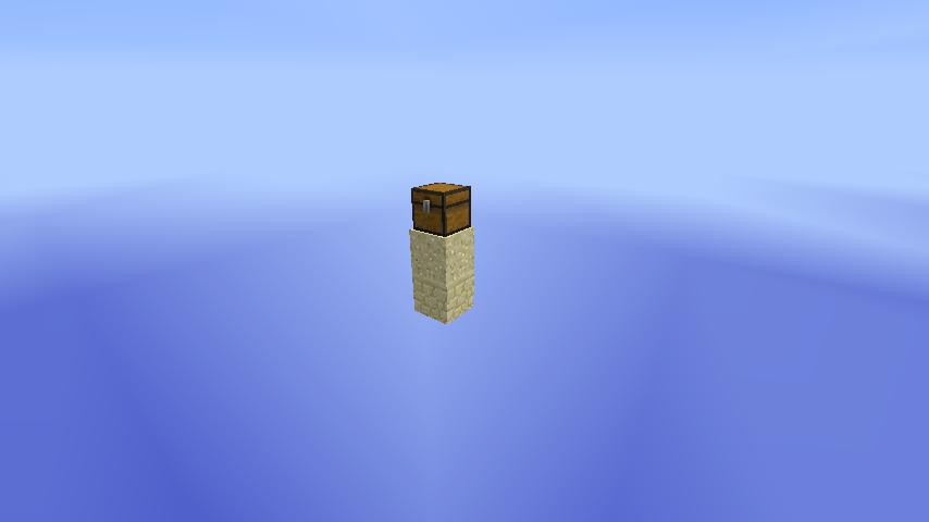 Single block survival Minecraft Map