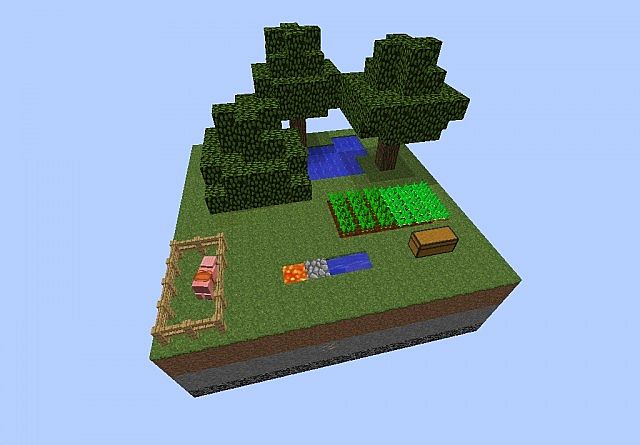 Giant SkyBlock Survival Minecraft Map