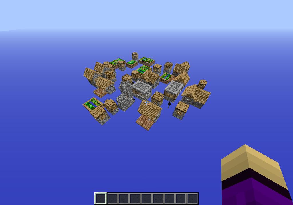 SkyVillage Survival Map!(Skyblock but a Village :D) Minecraft Map