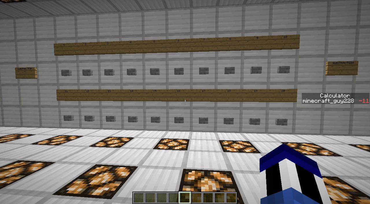REDSTONELESS CALCULATOR!! Minecraft Map