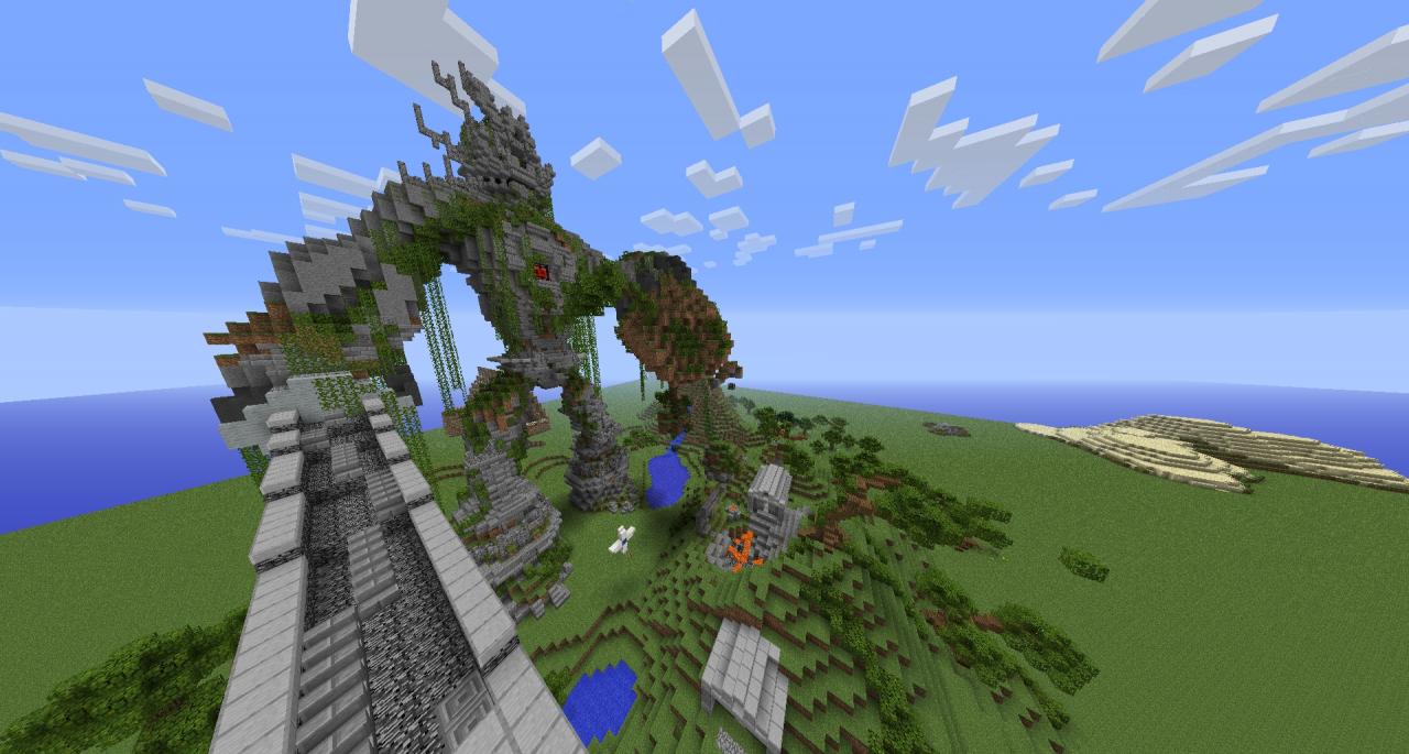 Shadow of the Colossus Minecraft Map