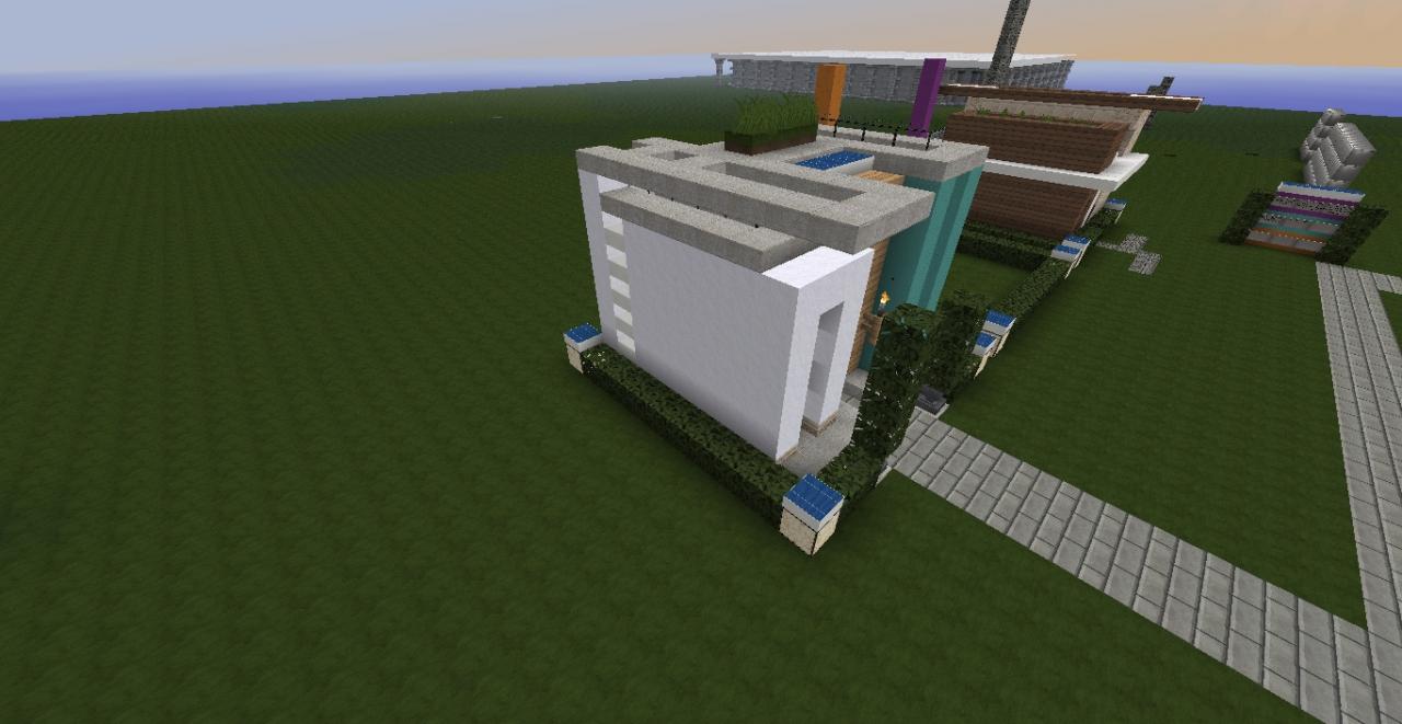 9x9 Plot Modern House Minecraft Map