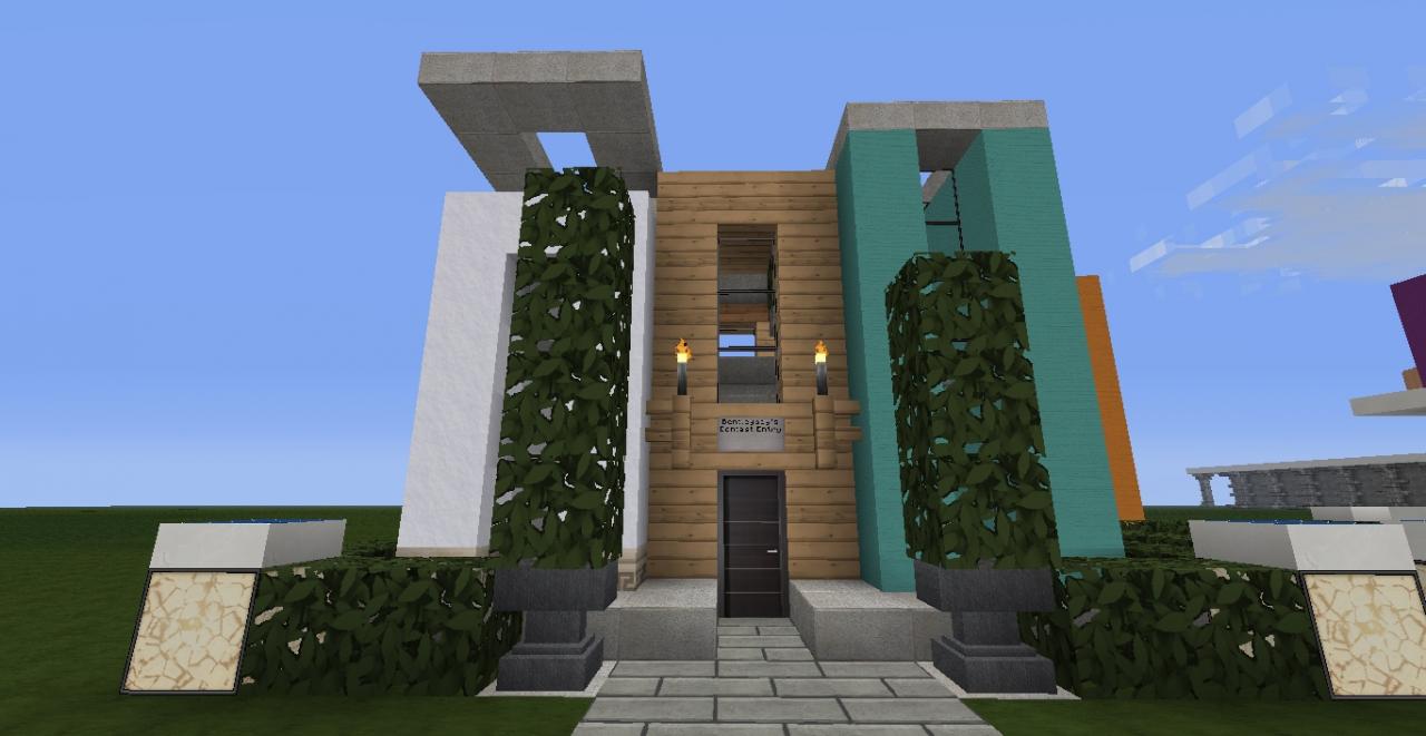 9x9 Plot Modern House Minecraft Map