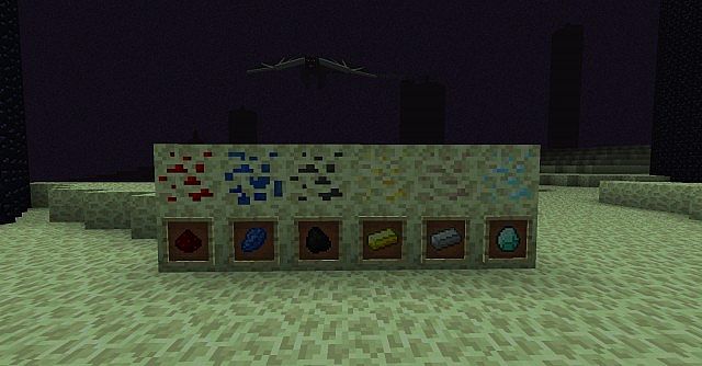 [1.6.2] End Ores [Pop Reel] [Adds all over world ores in the End ...