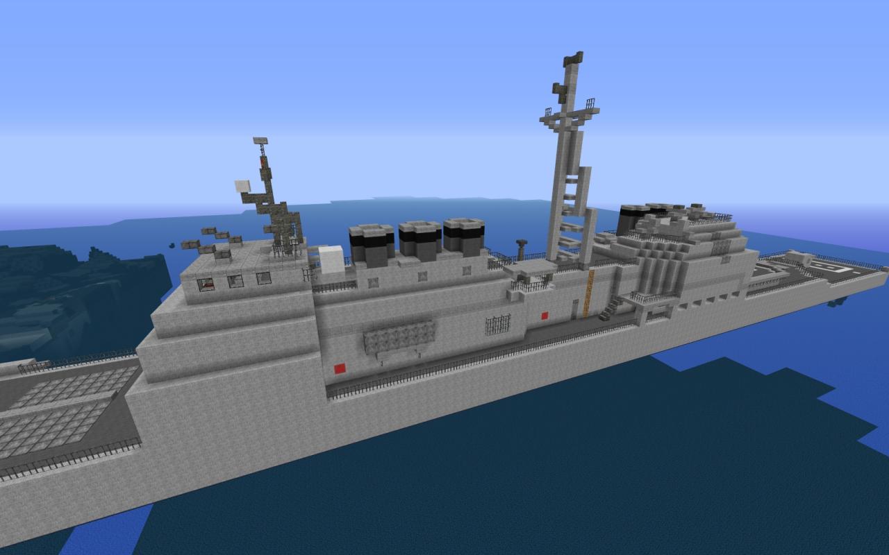 Ticonderoga Class Cruiser Minecraft Map