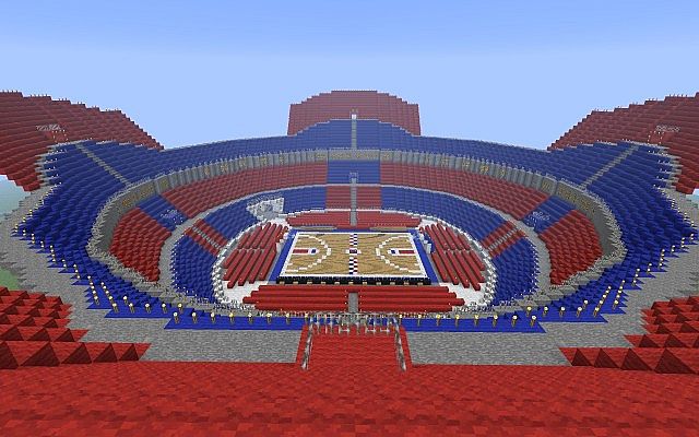 Epic Basketball Stadium!!! Minecraft Map