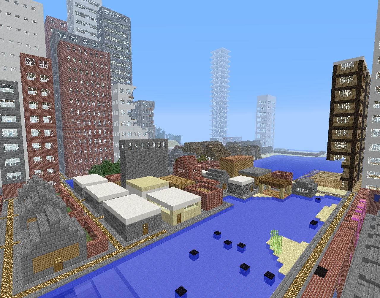 Predondo Beach, Oakland - IslandCraft Minecraft Map