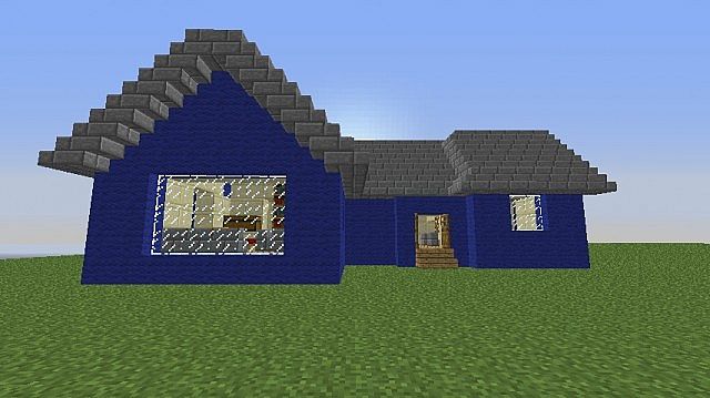 Sandstone Wool House Minecraft Map