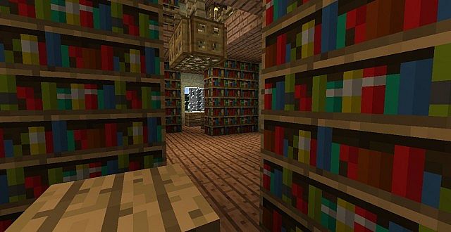 Sandstone Library Minecraft Map
