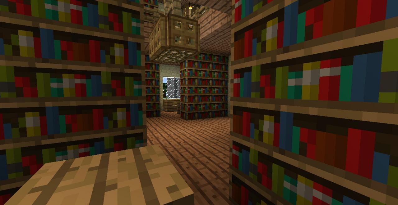 Sandstone Library Minecraft Map