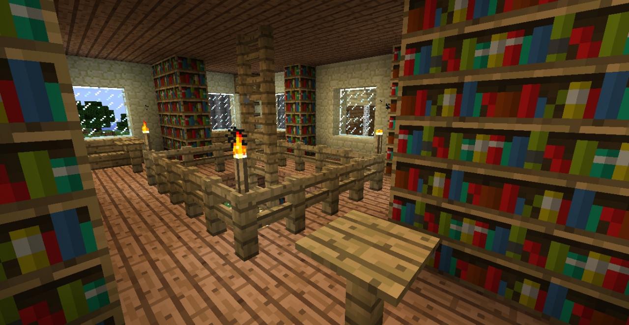 Sandstone Library Minecraft Map