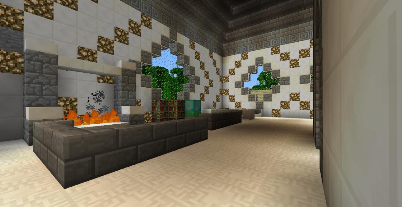 Fancy Quartz Home Minecraft Map