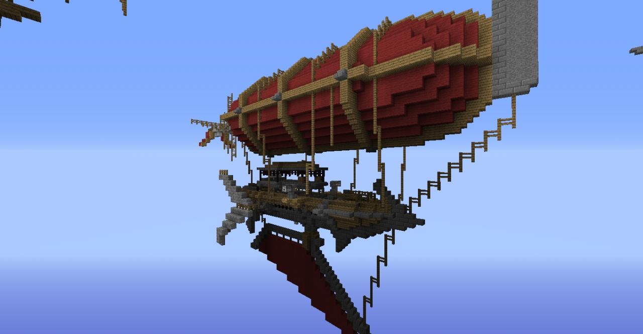 Airship "the Arrow" / Zeppelin "la fleche" Minecraft Map