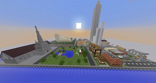 Largest Minecraft City Made Solo (that i know of) Minecraft Map
