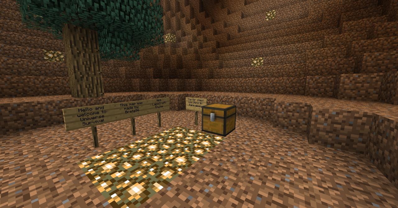 Universe Survival Minecraft Map