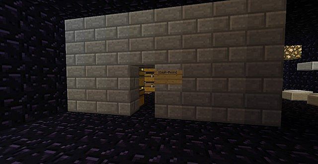 Obsidian Base Minecraft Map