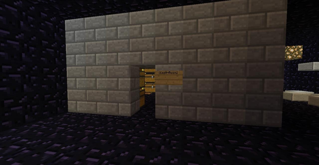 Obsidian Base Minecraft Map