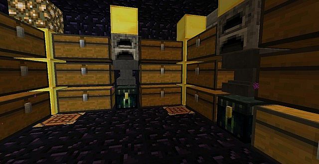 Obsidian Base Minecraft Map