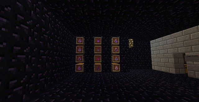 Obsidian Base Minecraft Map